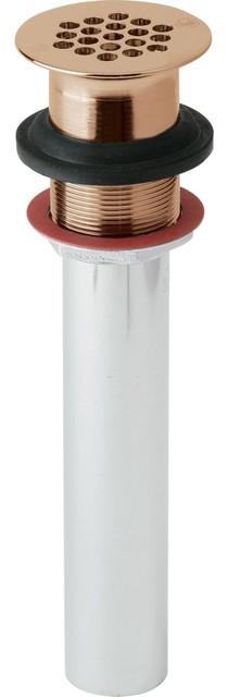 Elkay 1.5" Drain Fitting CuVerro Copper With Perforated Grid and ...