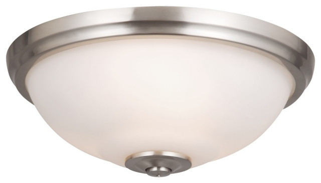 Monte Carlo MC227BN Three Light Fan Light Kit Light Kit Brushed Nickel ...