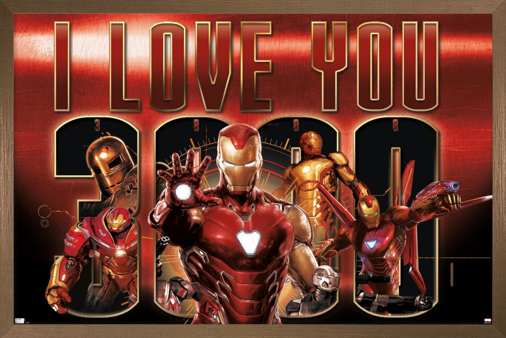 Marvel - I Love You 3000, 22.375" x 34" - Contemporary - Prints And ...