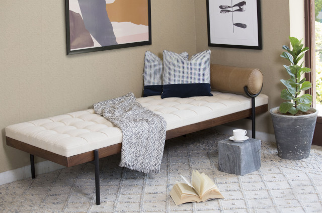 Mikayla Daybed/Bench, Twin - Midcentury - Daybeds - by HOME ACCENTS | Houzz