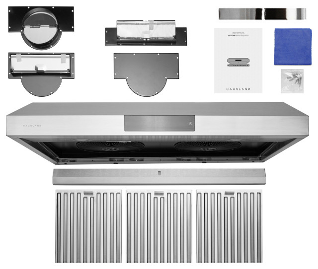 Hauslane | Chef Series PS18 Under Cabinet Kitchen Range Hoods, 36 ...