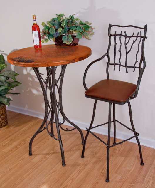 South Fork 36" Bar Table Base Only - Traditional - Table Tops And Bases ...