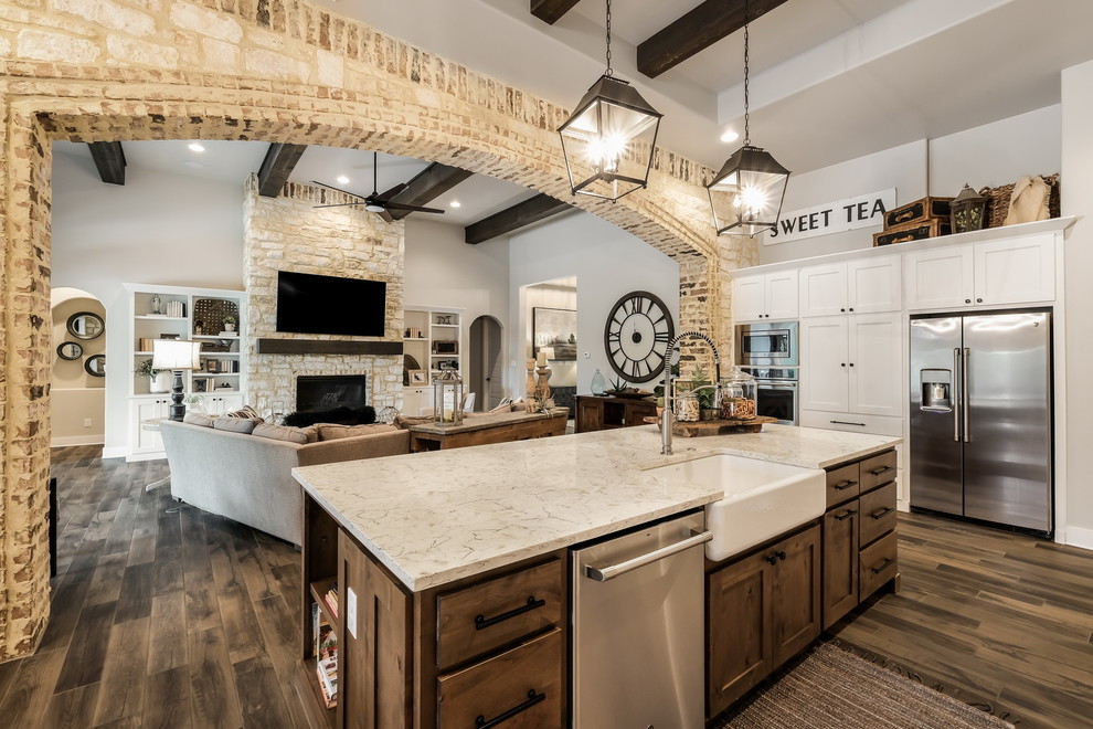 Hill Country Transitional - Kitchen - Austin - by Carla Royder Designs ...