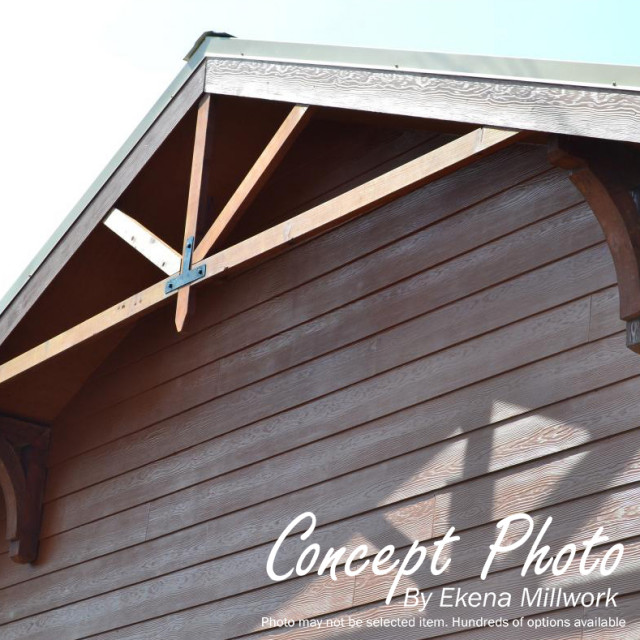 Imperial Block Rough Sawn Bracket w/ Offset Brace, 30"D x 30"H ...