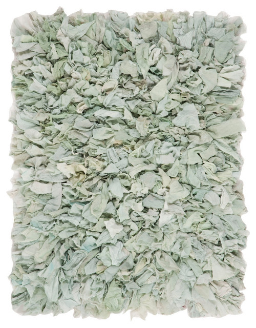 Safavieh Rio Shag Sg951Y Moroccan Rug, Light Green, 6'0"x6'0" Round ...