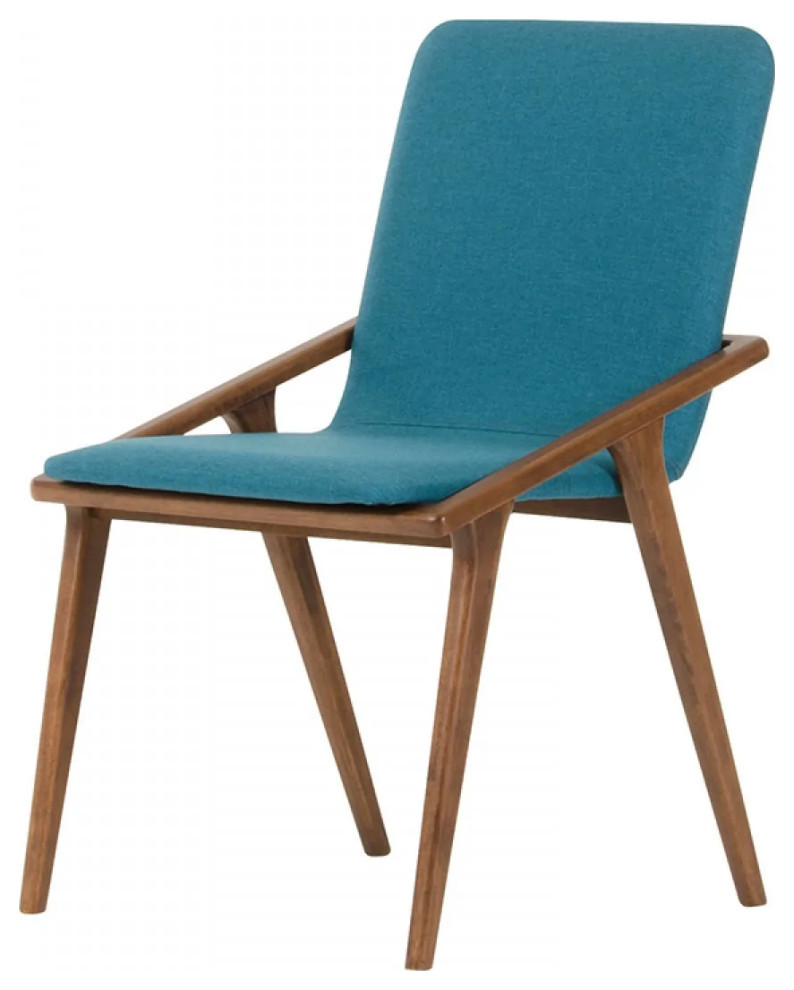 Azrael Modern Blue Dining Chair, Set of 2 - Midcentury - Dining Chairs ...