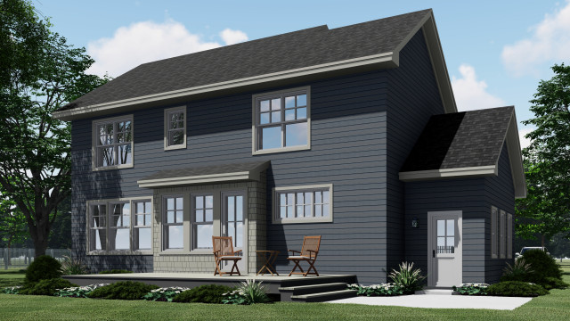 Mossy Oak House Plan Back - Klassisch - Minneapolis - von Kieran J ...