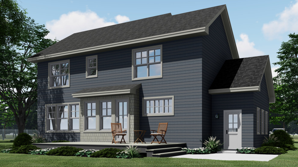 Mossy Oak House Plan Back - Traditional - Minneapolis - by Kieran J ...