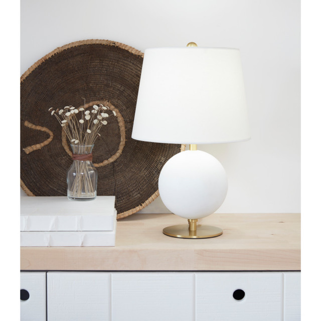 Grant Mini Lamp, White - Contemporary - Table Lamps - by Regina Andrew ...