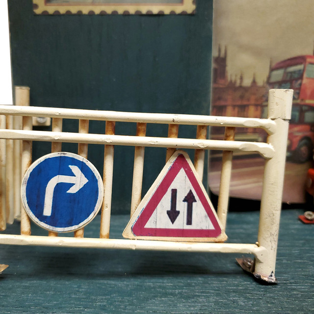 Vintage Double Decker London Bus Shadow Box, Handcrafted Home Decor ...