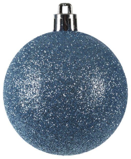 Vickerman 2.4" Periwinkle Glitter Ball 24-Pack, N590629Dg ...