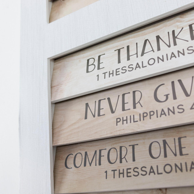 In Our Home Inspirational Shutter Window Plaque Farmhouse Wall Decor ...