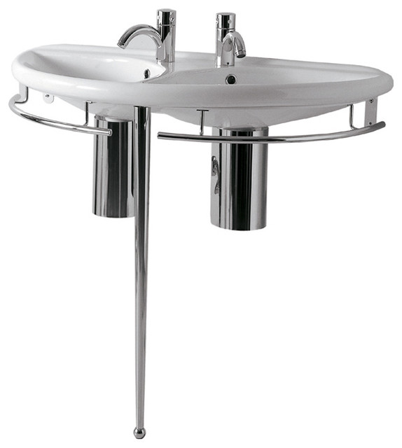 China Series Semi-Circular Double Basin - Contemporary - Bathroom Sinks ...