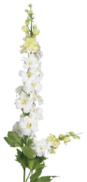 38.5" Delphinium Stem, Set of 12 - Modern - Artificial Flower ...