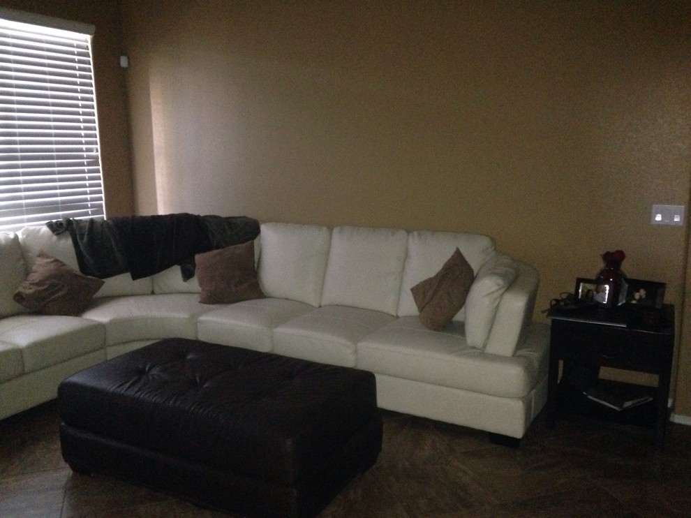 Behind the couch idea