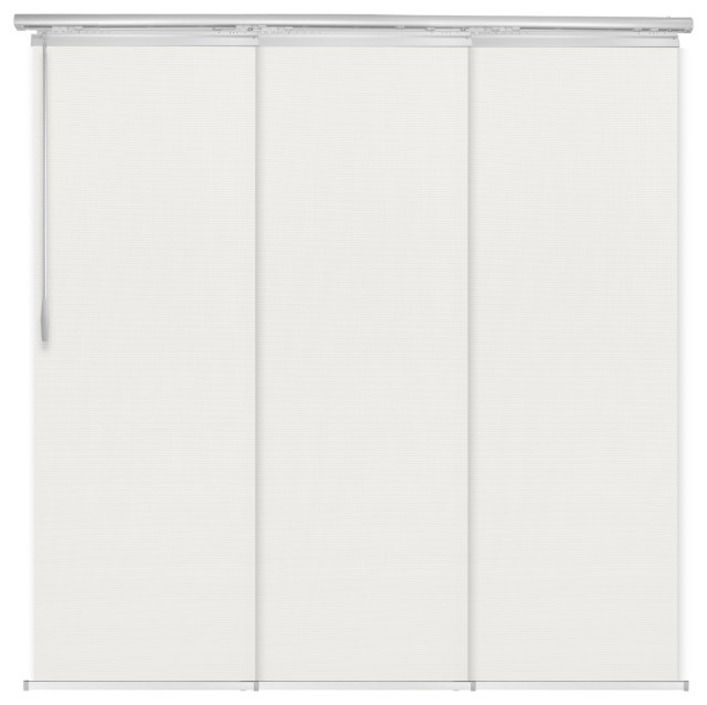 Amour 3-Panel Track Extendable Vertical Blinds 36-66"W, 91.4" H ...