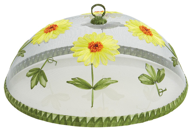 Sunflowers Food Domes, Set of 4 - Tropical - Kitchen Products - by ...