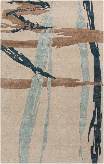 Hand Tufted Naya Wool Rug NY-5235, 8' x 11' - Contemporary - Area Rugs ...