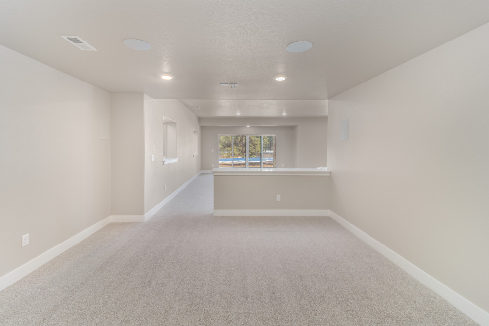 2021 Rampart Modern Farmhouse - Home Theater - Denver - by Jayden Homes ...