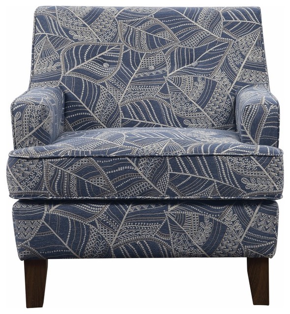 Accent Chair, Blue - Transitional - Armchairs And Accent Chairs - by ...