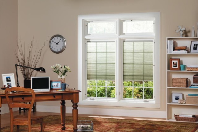 Pella Designer Series Casement Windows w/ Shades In between glass ...