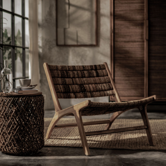 Caterpillar Beetle Chair, Brown - Tropical - Armchairs And Accent ...