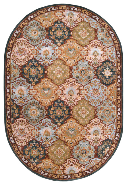 Caesar Area Rug, 6' x 9' Oval - Mediterranean - Area Rugs - by Surya ...