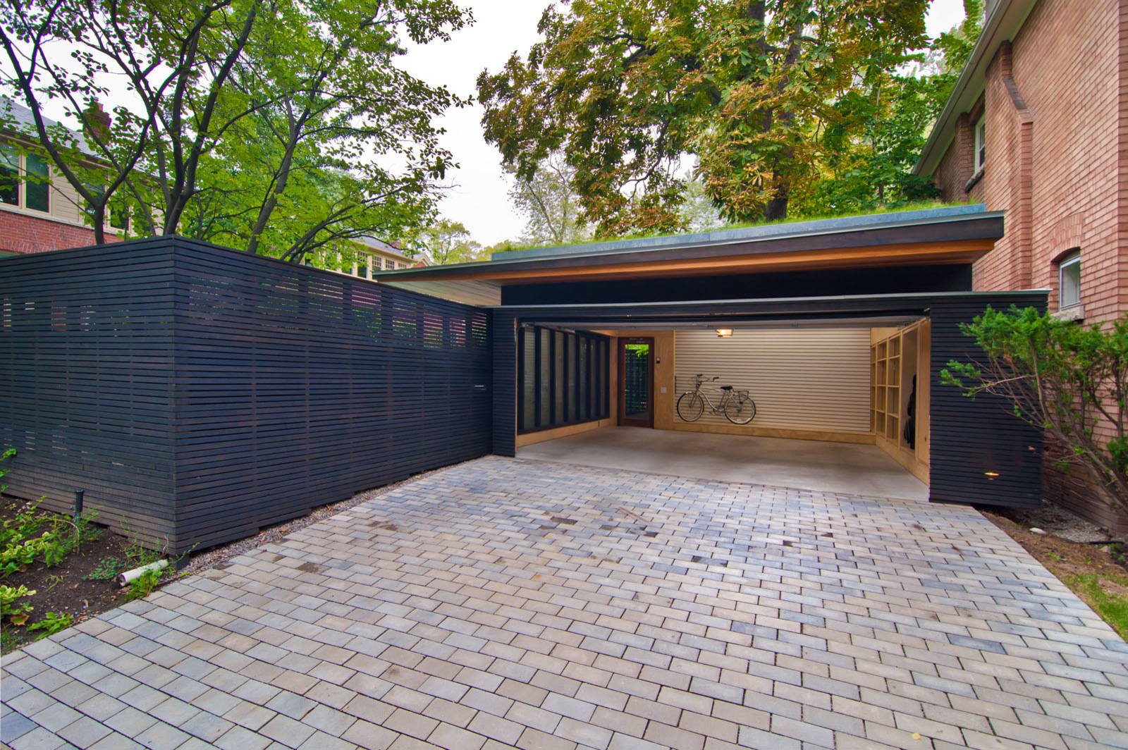 Hidden Car Garage Design