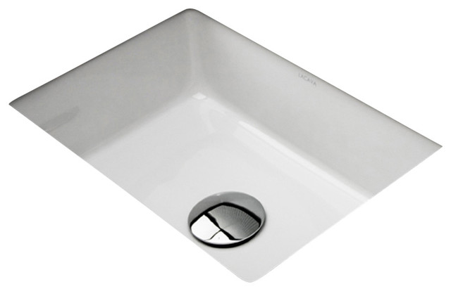 Lacava Cube Collection Lavatory, White - Contemporary - Bathroom Sinks ...