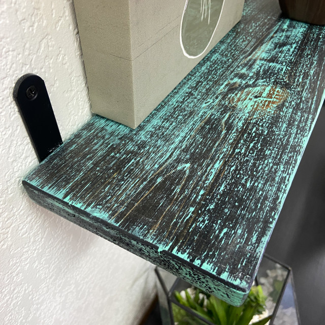 Barn Walls Floating Shelves - Set of Four - Farmhouse - Display And ...