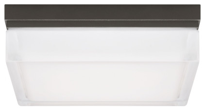 Boxie 1-Light 2.70"H LED Flush Mount in Antique Bronze, 9.000 ...