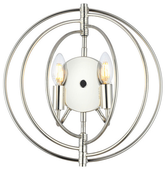 URBAN CLASSIC 1453W13PN Vienna 2-Light Wall Sconce - Contemporary ...