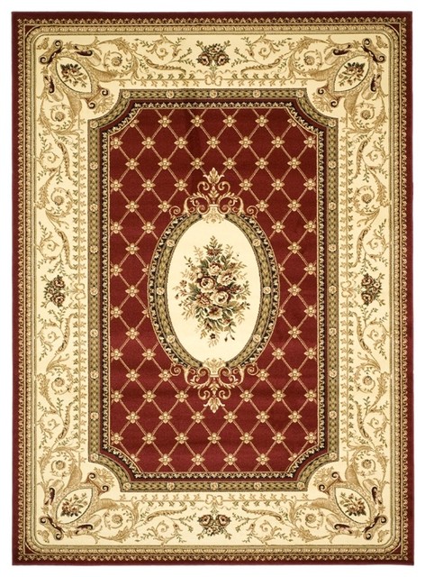 Safavieh Lyndhurst LNH223B Red, Ivory Rug - Victorian - Area Rugs - by ...