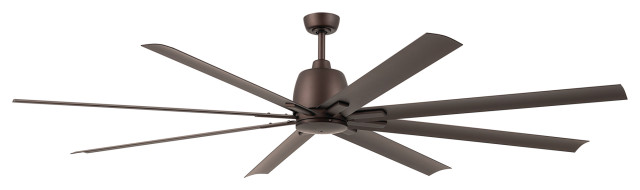 84" 8 Blade Ceiling Fan, Satin Natural Bronze - Ceiling Fans - by ...