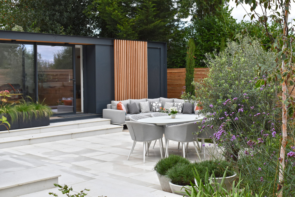 Harpenden Modern Family Garden - Contemporary - Garden - Hertfordshire ...