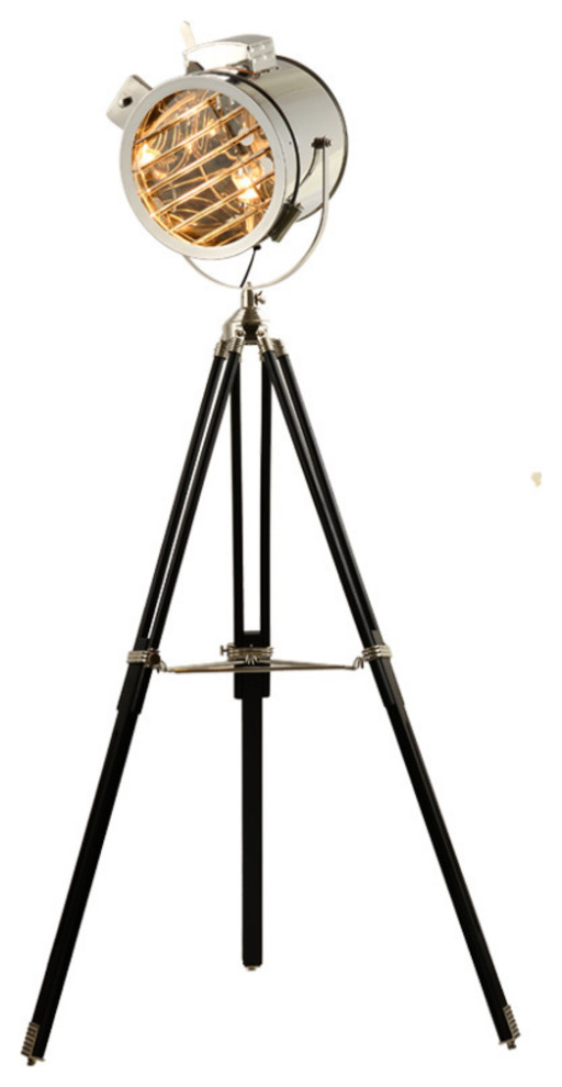 Three Leg Floor Lamp - Midcentury - Floor Lamps - by HomeCraftDecor | Houzz