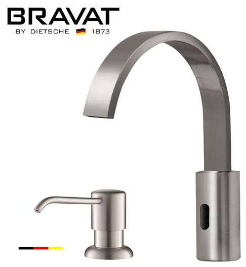 Fontana Commercial Brushed Nickel Touchess Automatic Touchless Sensor