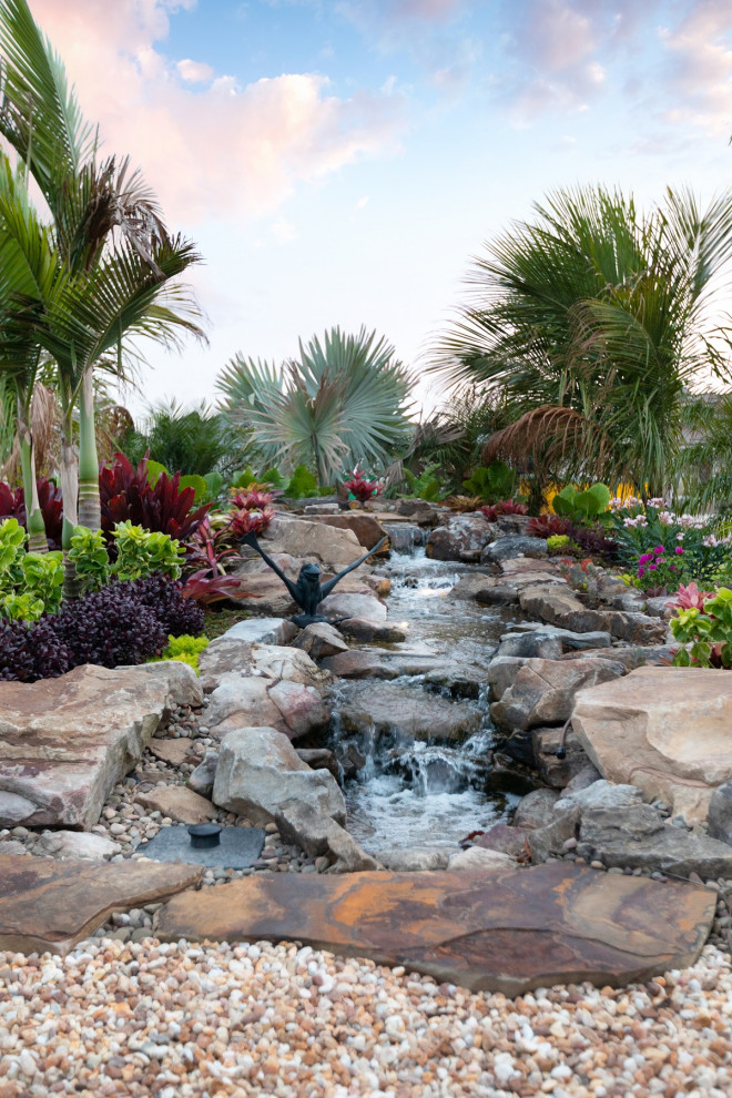 Viera Custom Home - Modern - Landscape - Orlando - by LifeStyle Homes ...