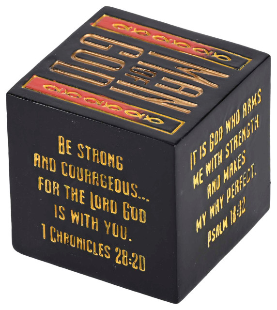 Desktop Cube Man Of God - Traditional - Decorative Objects And ...