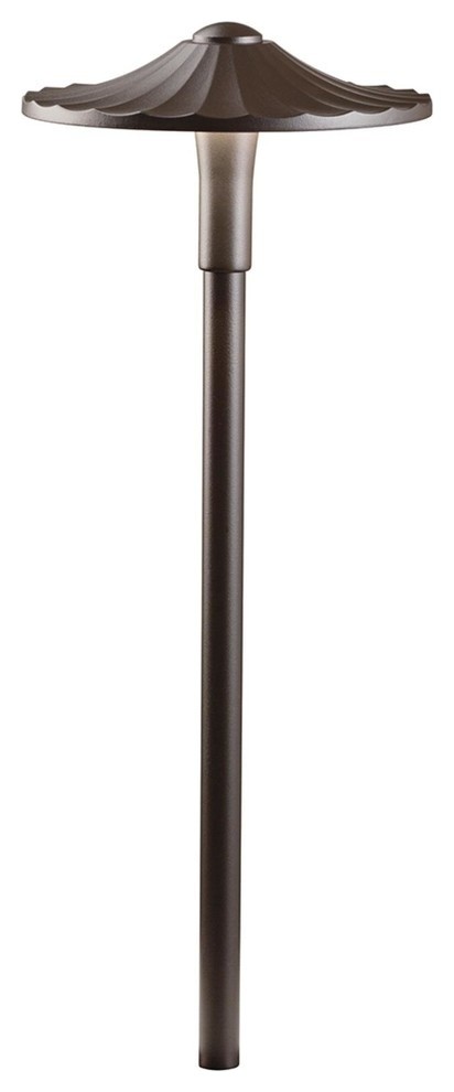 Kichler LED Flare Path Light, Textured Architectural Bronze ...