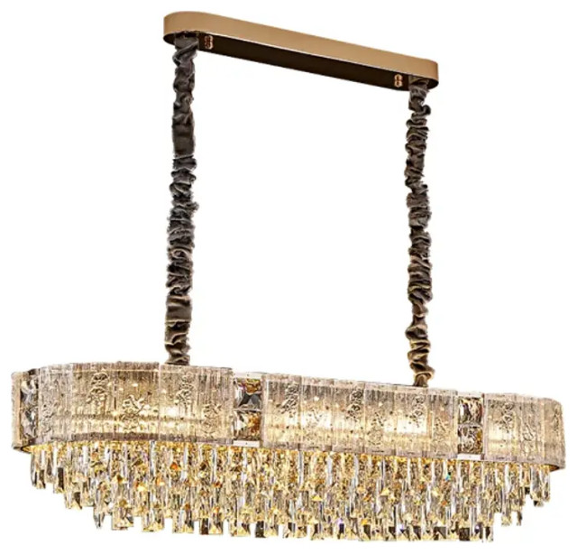 Gio Crystal Dining Room Chandelier - Contemporary - Kitchen Island ...