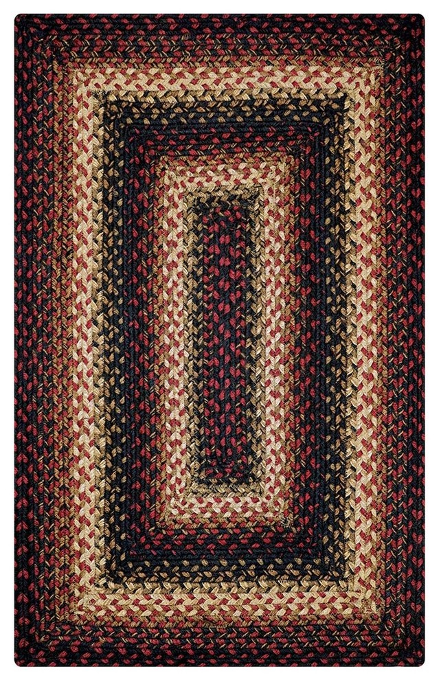 Homespice Decor Prescott Jute Braided Rug (Rectangle), 6' x 9 ...