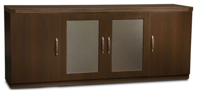 Low Wall Cabinet, Cherry - Contemporary - Storage Cabinets - by ...