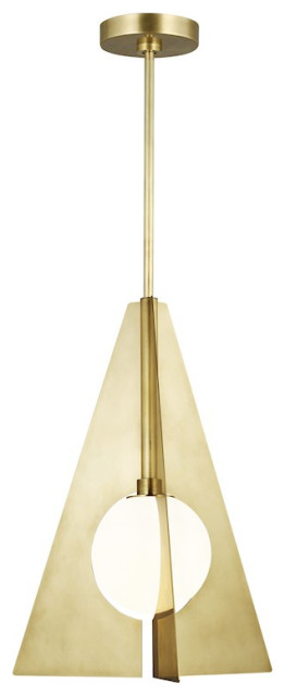 Tech Lighting Orbel Pyramid Grande Pendants, Natural Brass ...