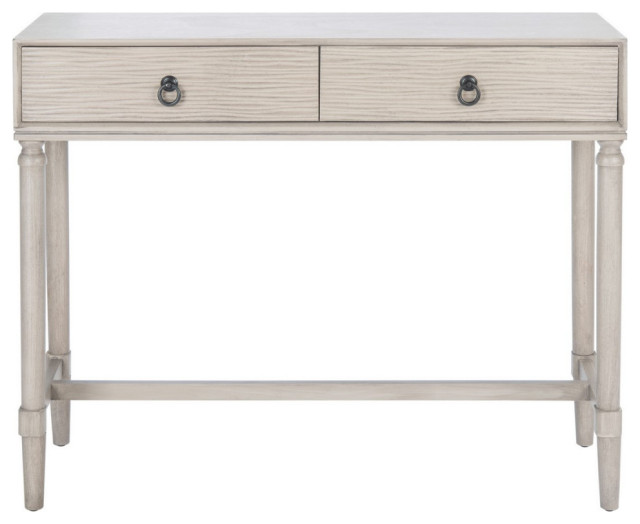 Elton 2 Drawer Console Table Greige - French Country - Console Tables ...