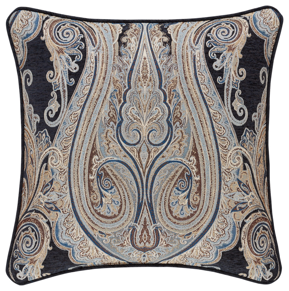 Linette 20" Square Decorative Throw Pillow - Traditional - Decorative ...
