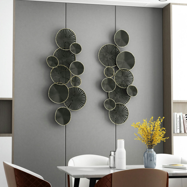 Kaydence Metal Wall Decor - Industrial - Metal Wall Art - by PARMA HOME ...