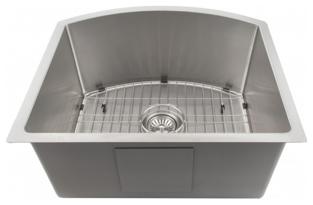 ZLINE 22 In. Under Mount Sink, Stainless Steel, Single Bowl, SCS-22 ...