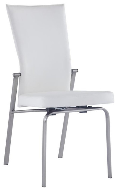 Motion Back Side Chair - Set Of 2, White - Contemporary - Dining Chairs ...