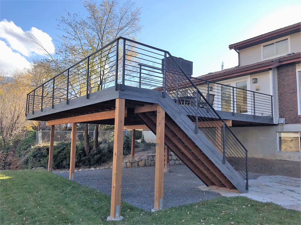Aspen Metals Exterior Metal Railing - Modern - Deck - Salt Lake City ...